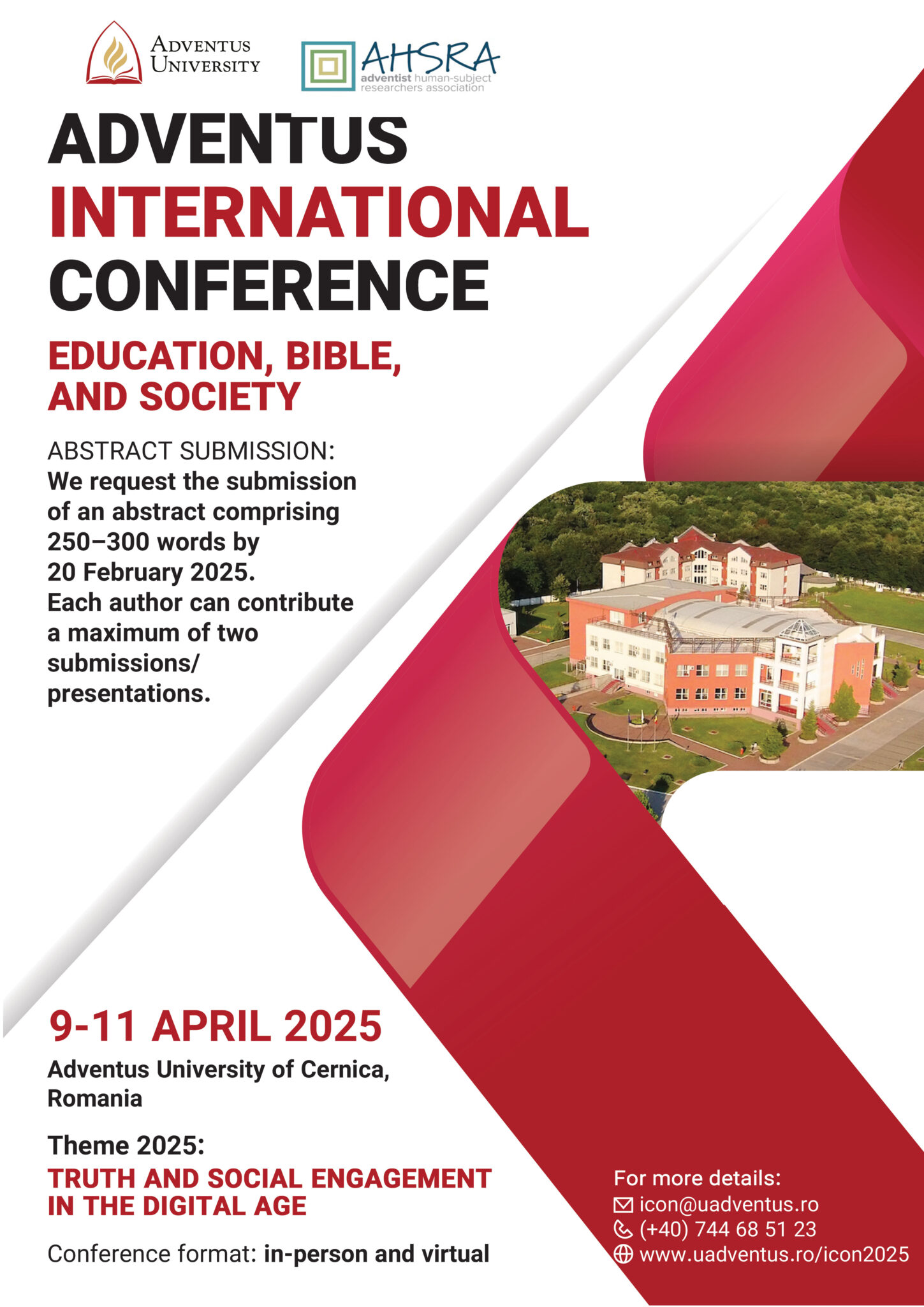 ADVENTUS INTERNATIONAL CONFERENCE 2025 - Universitatea Adventus